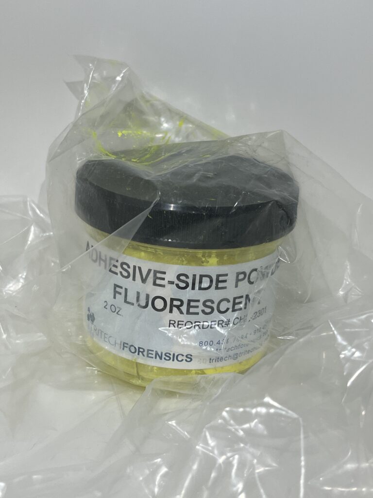 Adhesive-Side Powder, Fluorescent – DAVTECH